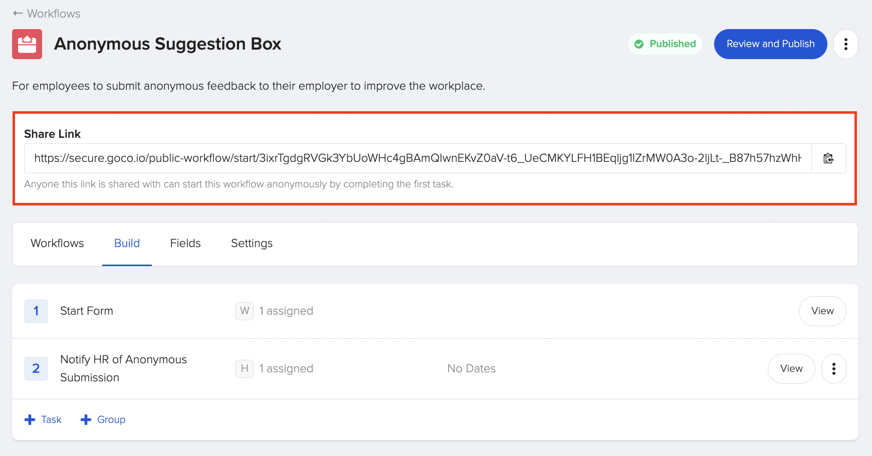 How do I create a Public Workflow